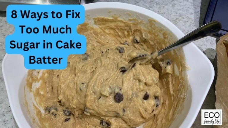 8 Ways to Fix Too Much Sugar in Cake Batter - Eco Family Life